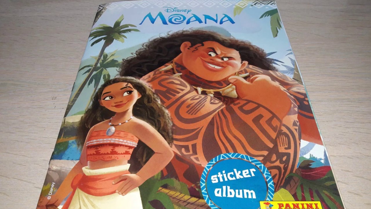 Panini 2016 COMPLETE Disney Moana sticker album review. - YouTube