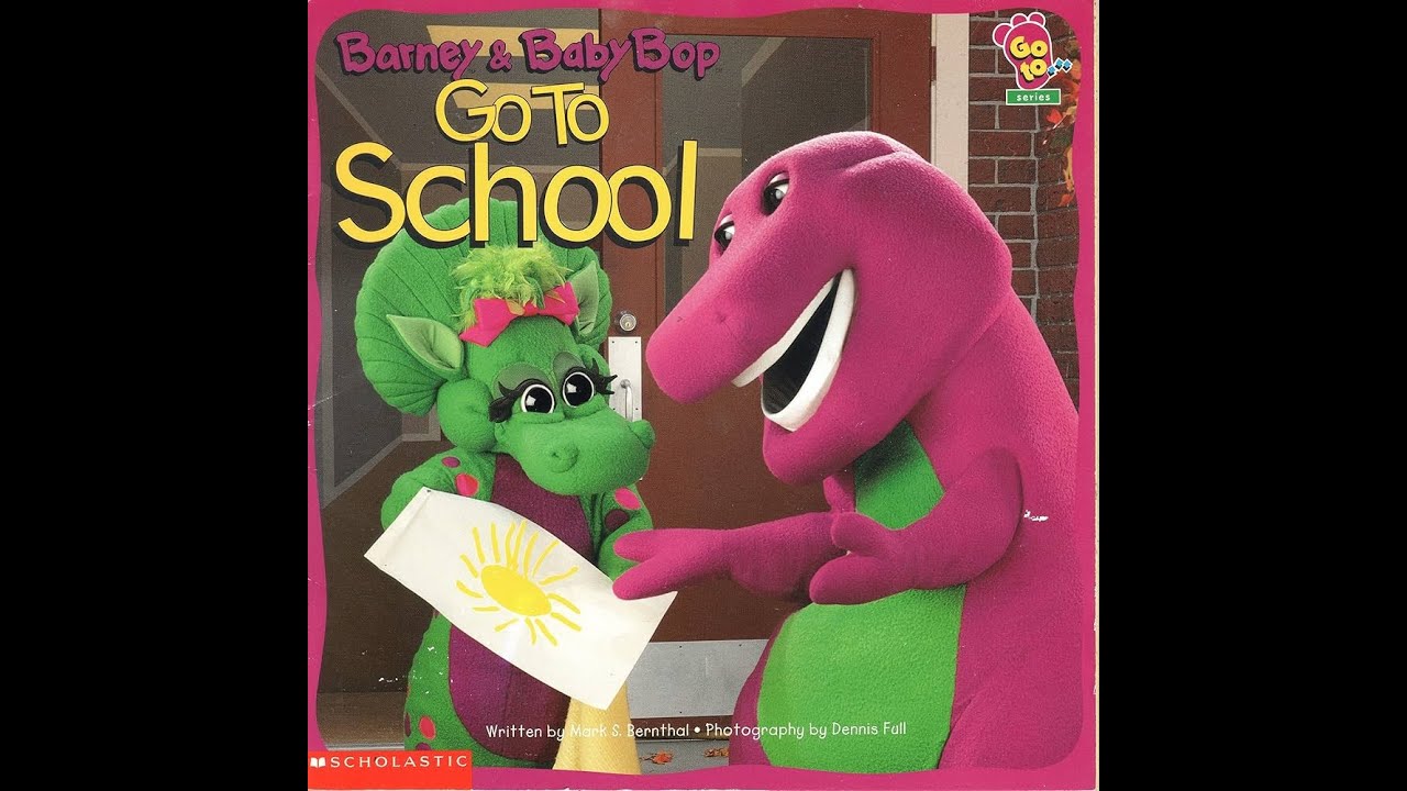 BARNEY "BARNEY AND BABY BOP GO TO SCHOOL" - Read Aloud Storybook for ...