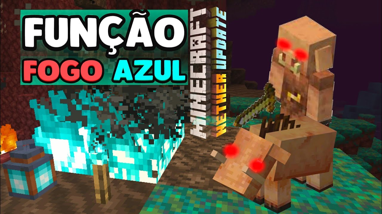 FUNÇÃO DO FOGO AZUL FOI REVELADA !? MINECRAFT 1.16 NETHER UPDATE ...