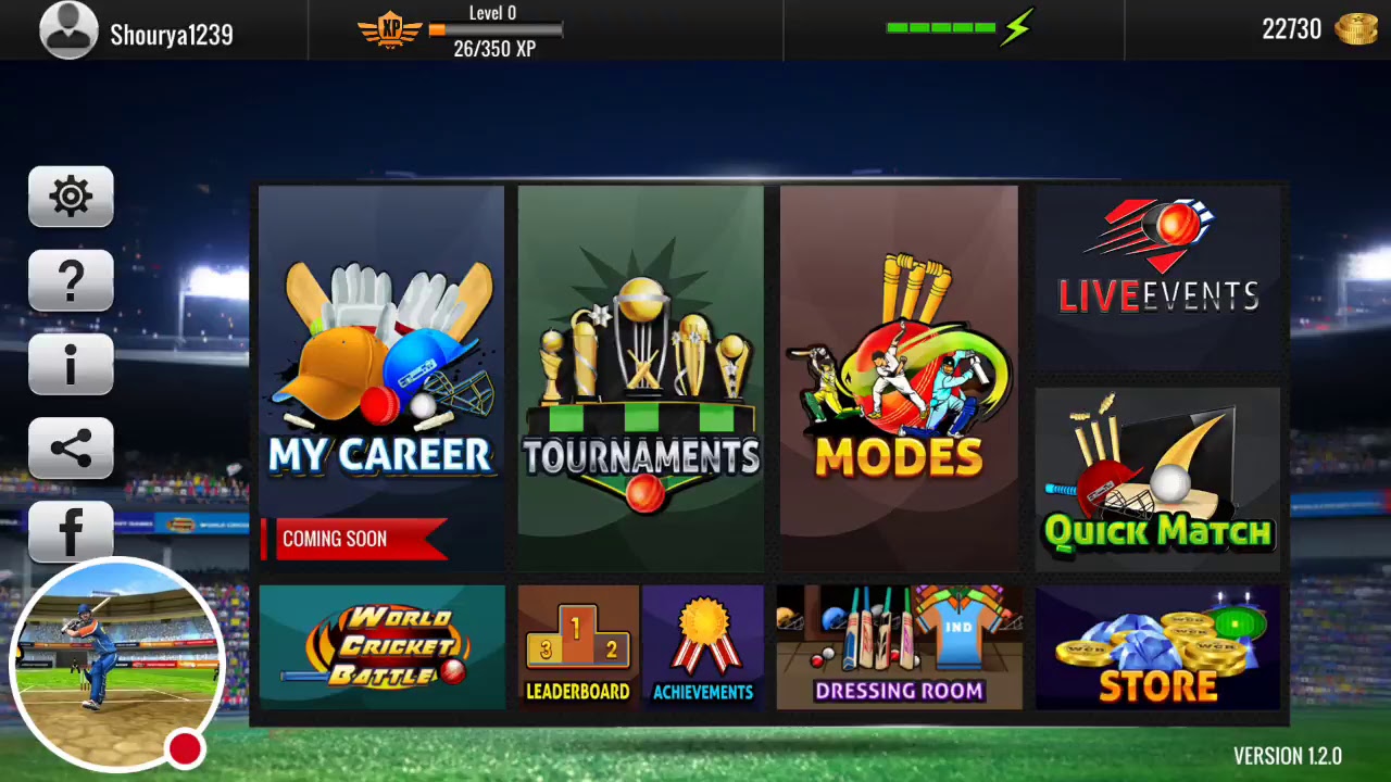 World Cricket Battle Live Stream of New version - YouTube