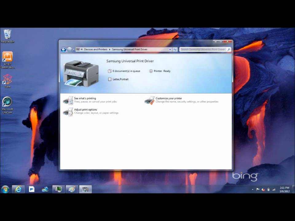 Windows 7 Devices and Printers - YouTube