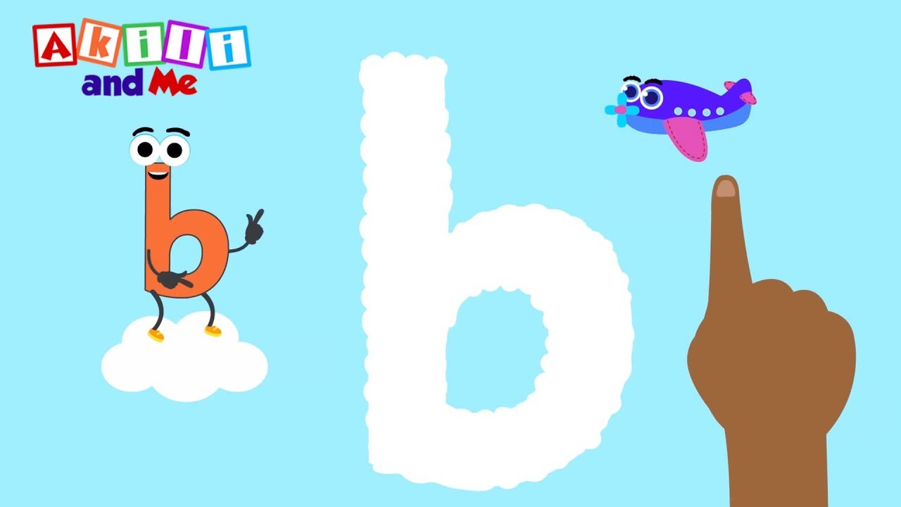 Bouncing Letter b! | Learn early literacy with Akili and Me African ...