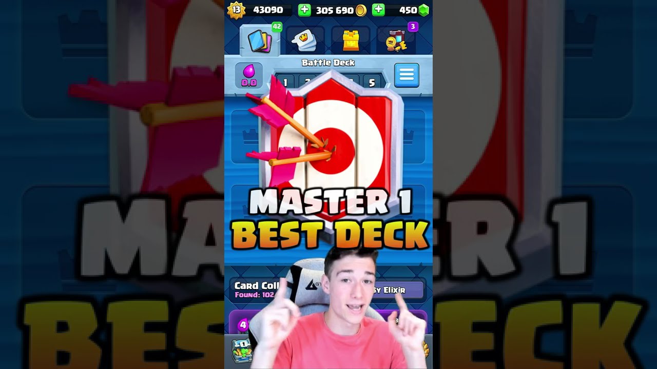 *NEW* BEST DECK for Master 1 Clash Royale! - YouTube