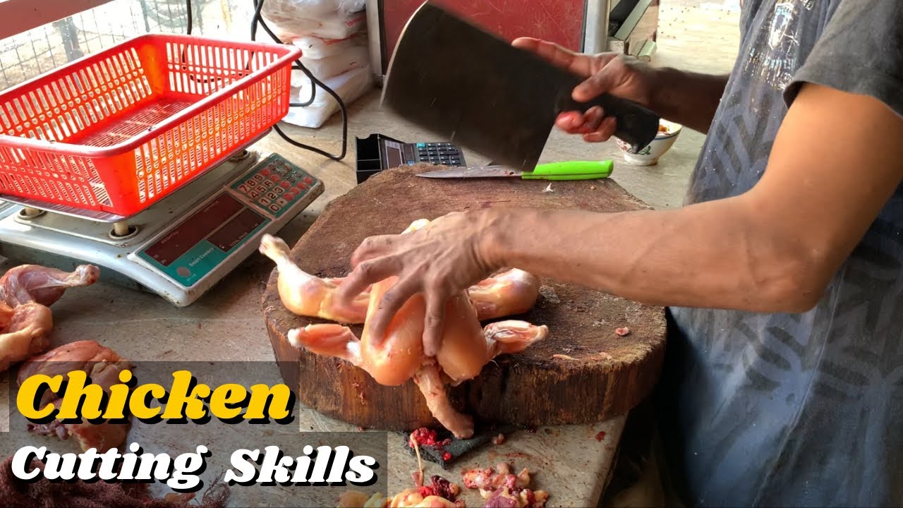 Chicken Cutting Muslim Style | Amazing Chicken Cutting Skills | Chicken ...
