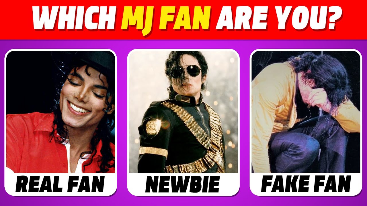 Which Michael Jackson Fan are you? 🎶 MJ fans Test 🎸Music Quiz | Michael ...