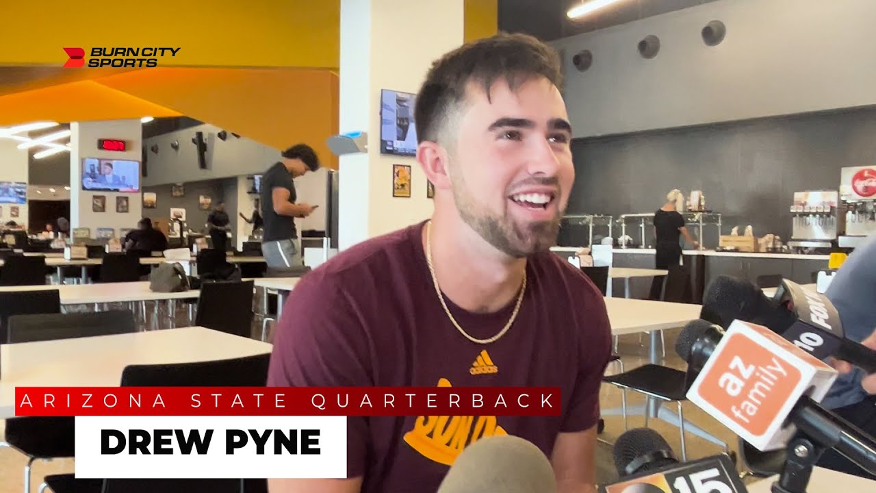 Drew Pyne Speaks on QB Competition, Transferring to Arizona State - YouTube
