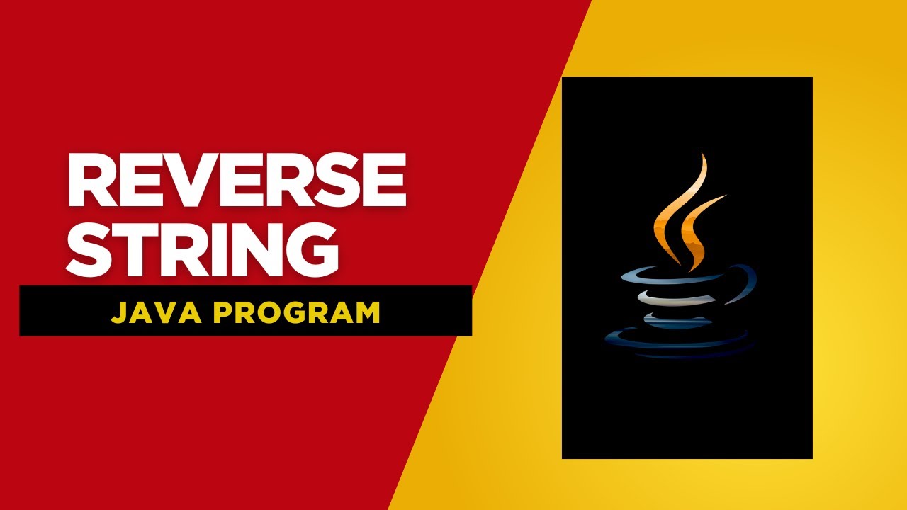 ReverseString Program | Java | Programming - YouTube