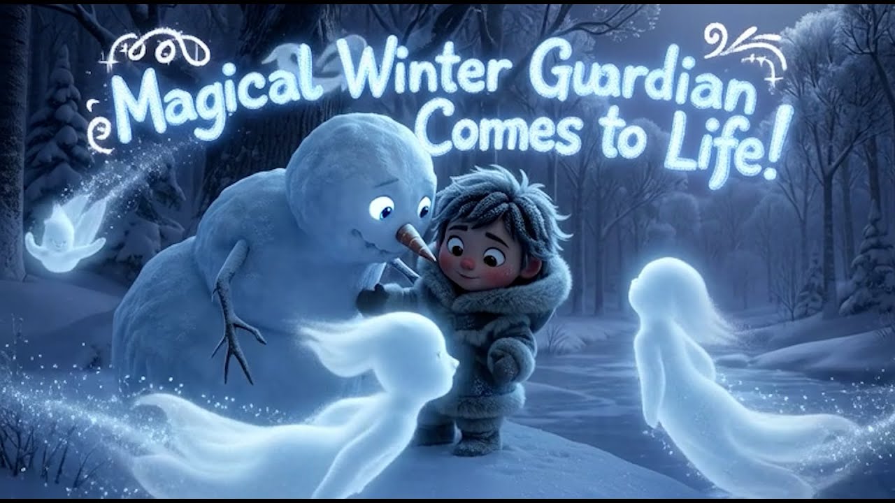 ⛄ Magical Winter Guardian Comes to Life ️ 3D Animation Snowman ...
