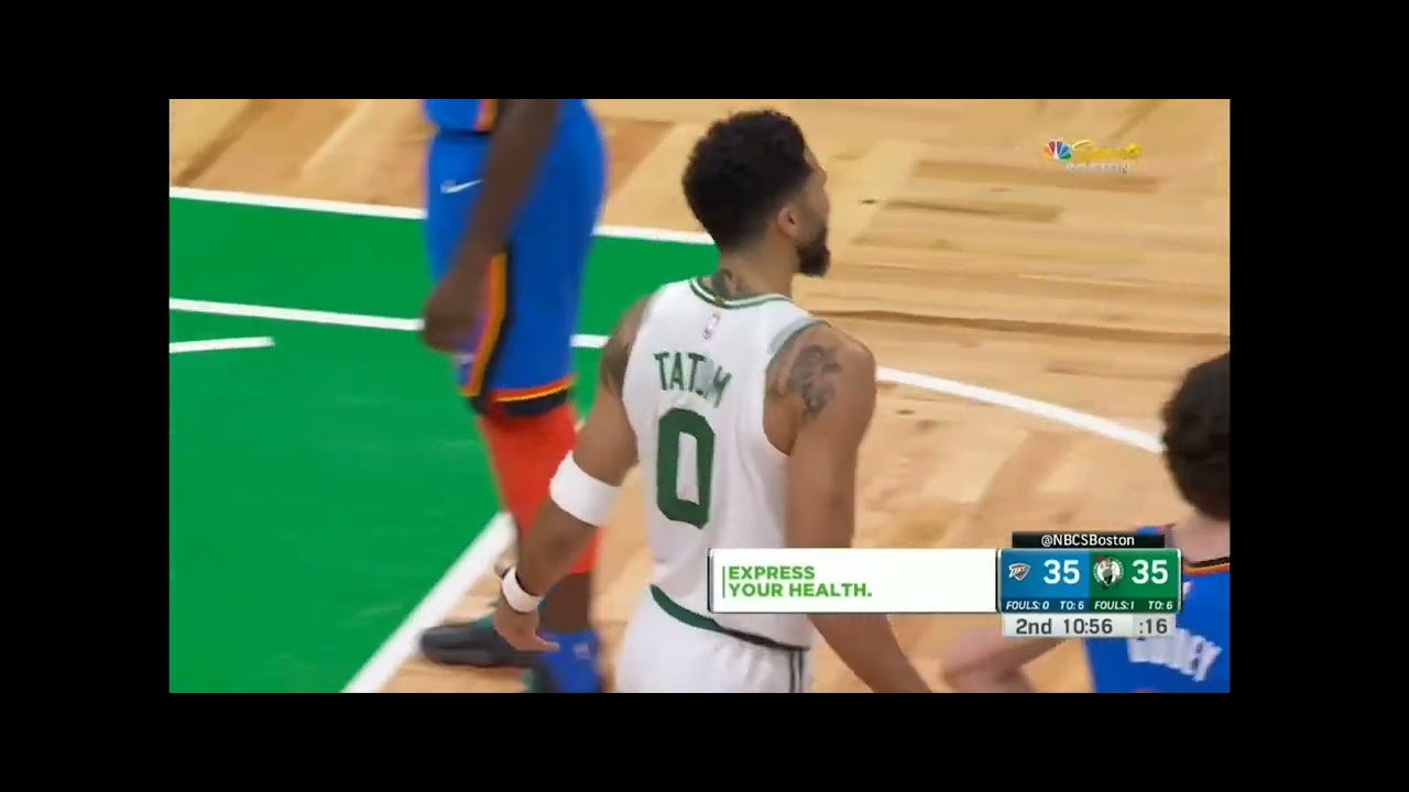 Jason Tatum Ridiculous Technical Foul Call 😮 Kevin Durant Reacts Via ...