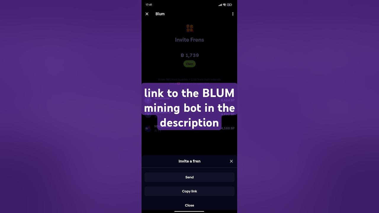 #BLUM auto mining BLUM coin bot URL link in description - YouTube