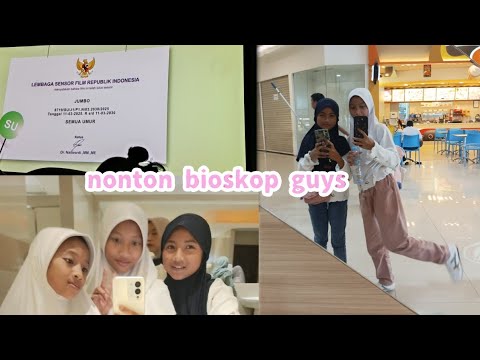 TONTON VLOG AKU NONTON BIOSKOP II NONTON JUMBO GUYS - YouTube