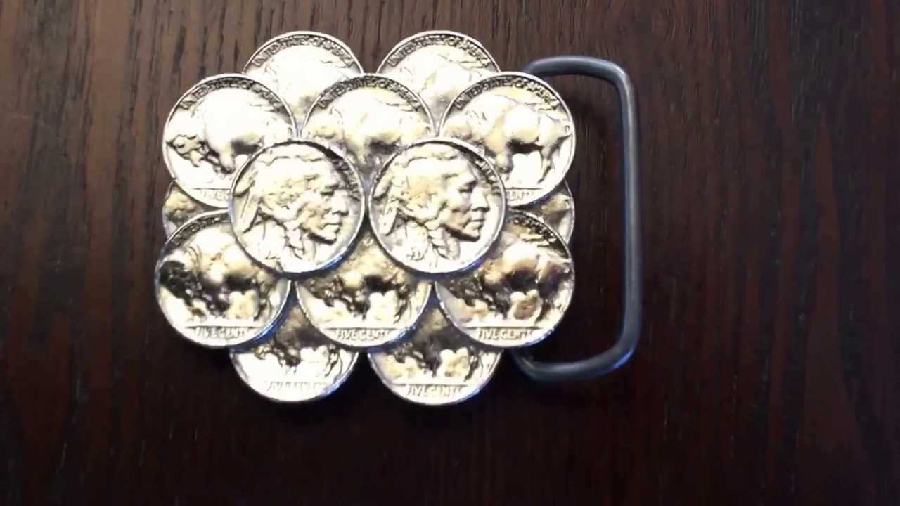 Buffalo Nickel Belt Buckle - YouTube