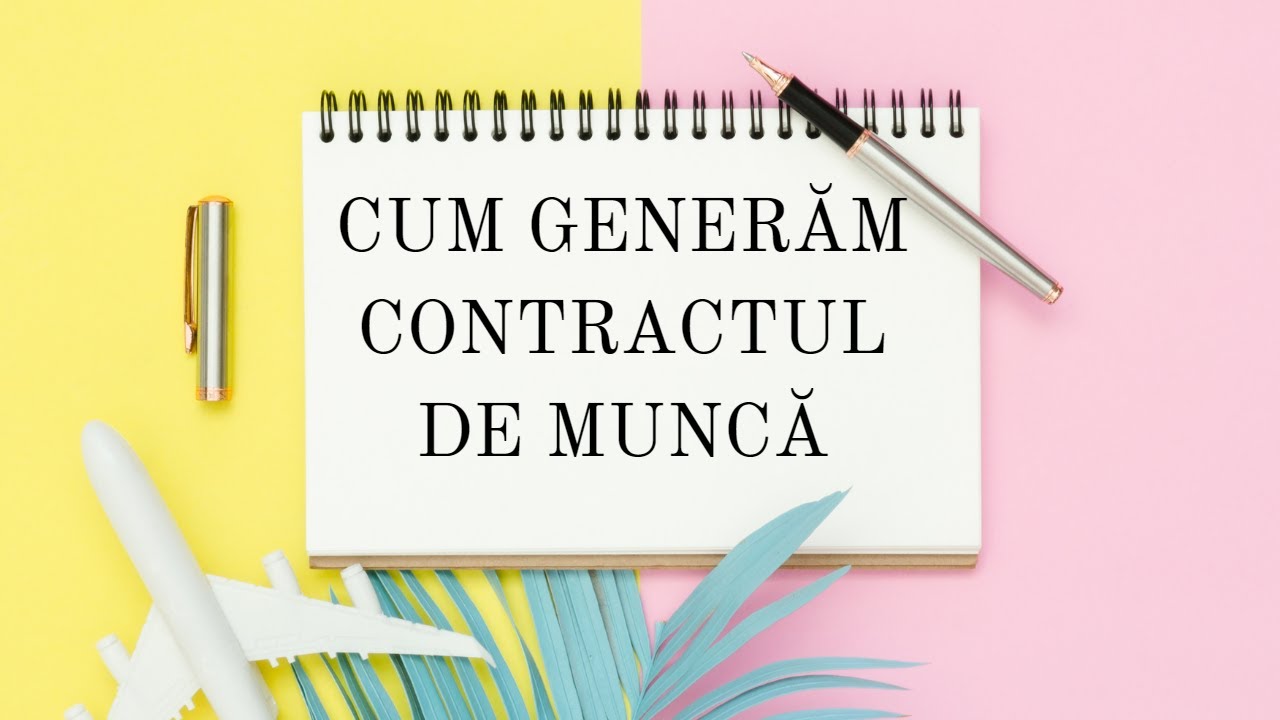 Contractul individual de muncă - YouTube