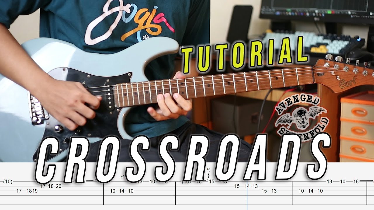 TUTORIAL Avenged Sevenfold - Crossroads Guitar Solo + TAB - YouTube