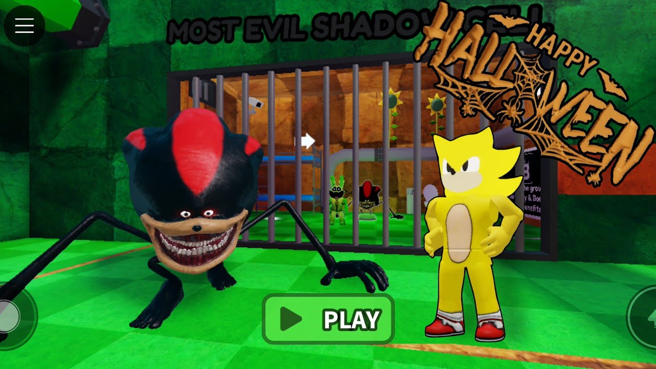 🔪 SHIN SHADOW THE HEDGEHOG TAPES BARRY'S PRISON RUN! (OBBY!) - SUPER ...