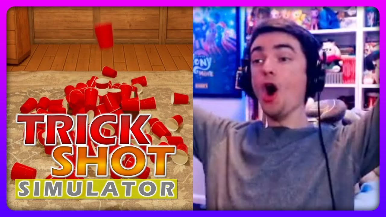TrickShot Simulator Playthrough • Insane Trick Shots & Skill Challenges ...