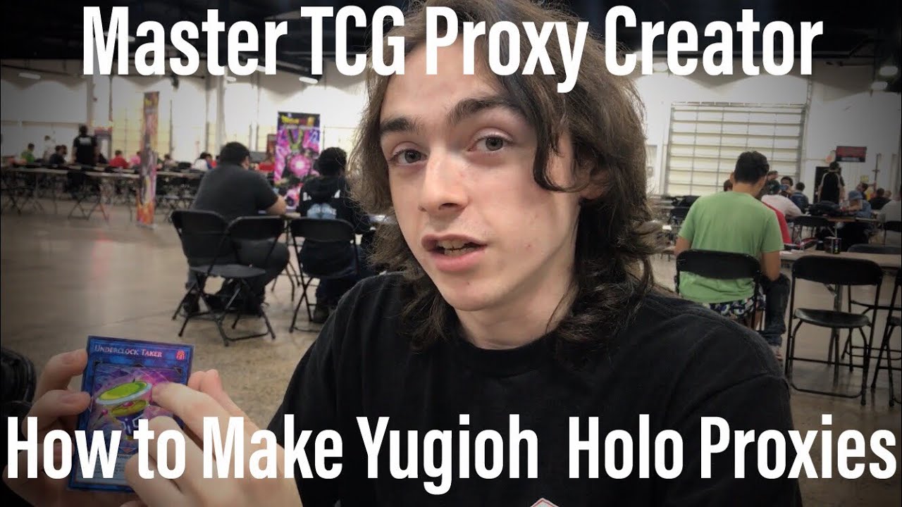 Master TCG Proxy Creator - How to Make Yugioh Holo Proxies - YouTube