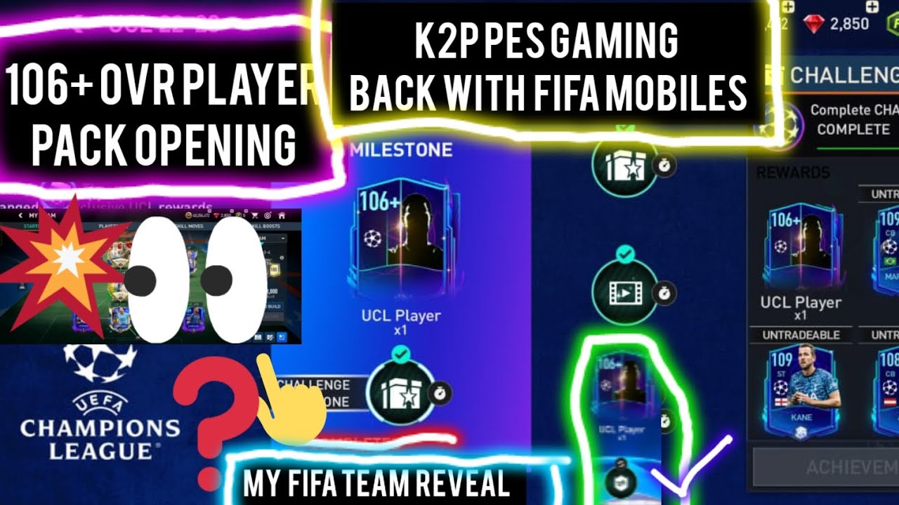 K2P PES GAMING BACK AT FIFA PACK OPENING 106+ OVR PLAYER PACK OPENING ...