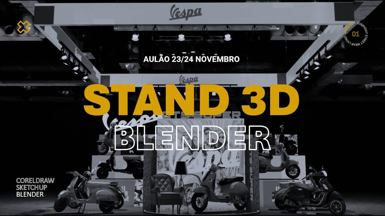 Criação de STAND 3D - PARTE 01 - Básico do inicio a Animação - YouTube
