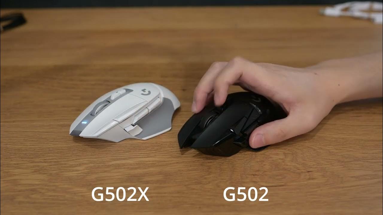 Logitech G502 vs G502X Click Sound Comparison - YouTube