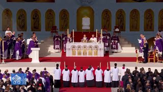 Holy Mass By Leon Xiv In The Iconic Louis Ii Stadium March 28 2026 ...