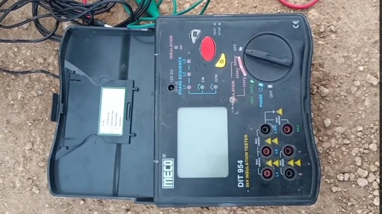 |#introduction #megger | How to calculate #insulator #resistance and ...