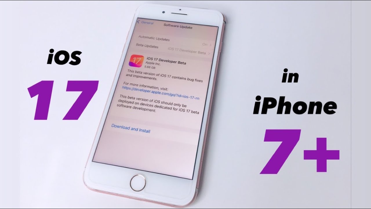 Old device update on iOS 17 - iPhone 7,7+ update on iOS 17 - YouTube