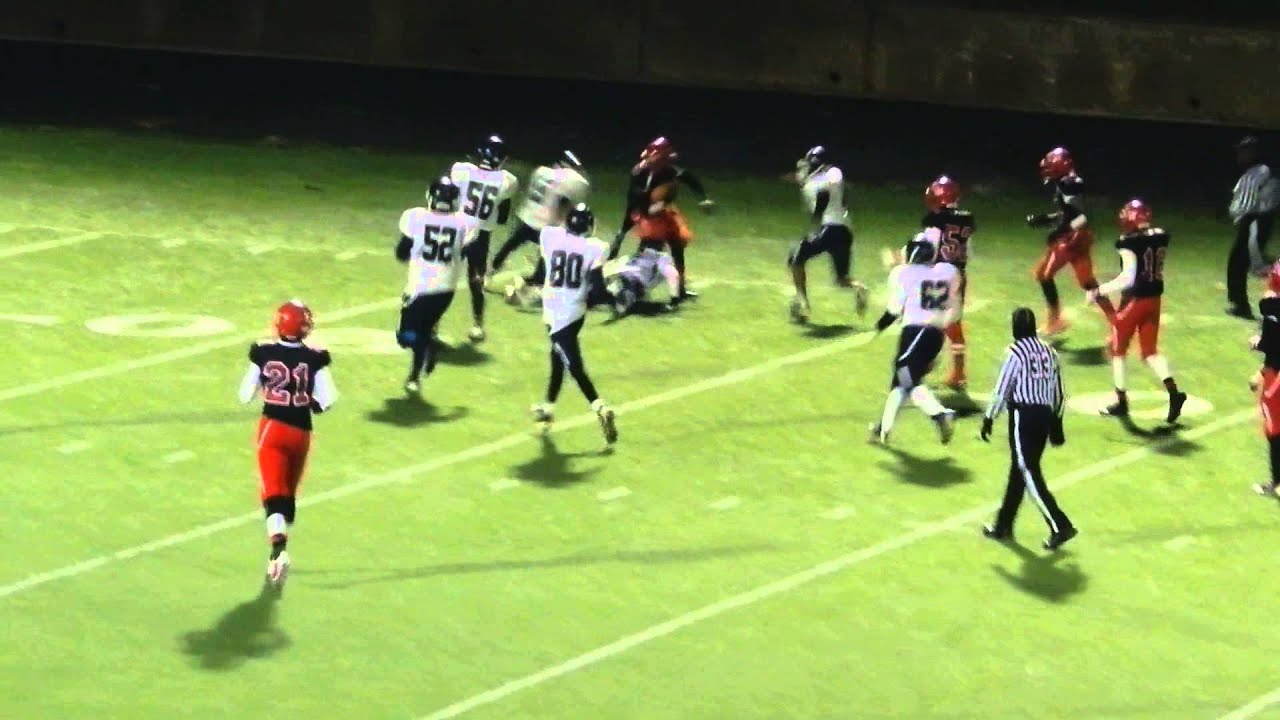 Campbell run Northwestern/Edmondson football 1A South semifinals 11/15 ...