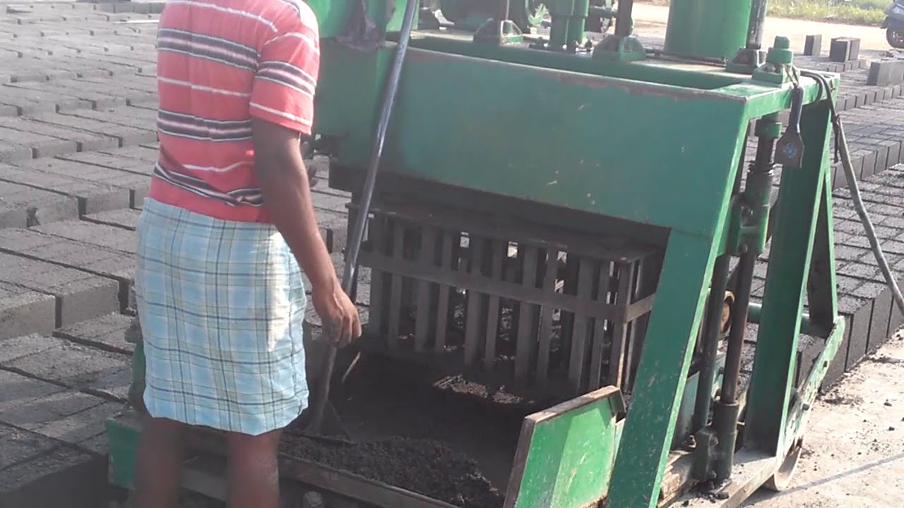 How to make Solid bricks in India? HOW TO HOLLOW BLOCK in Bangalore ...