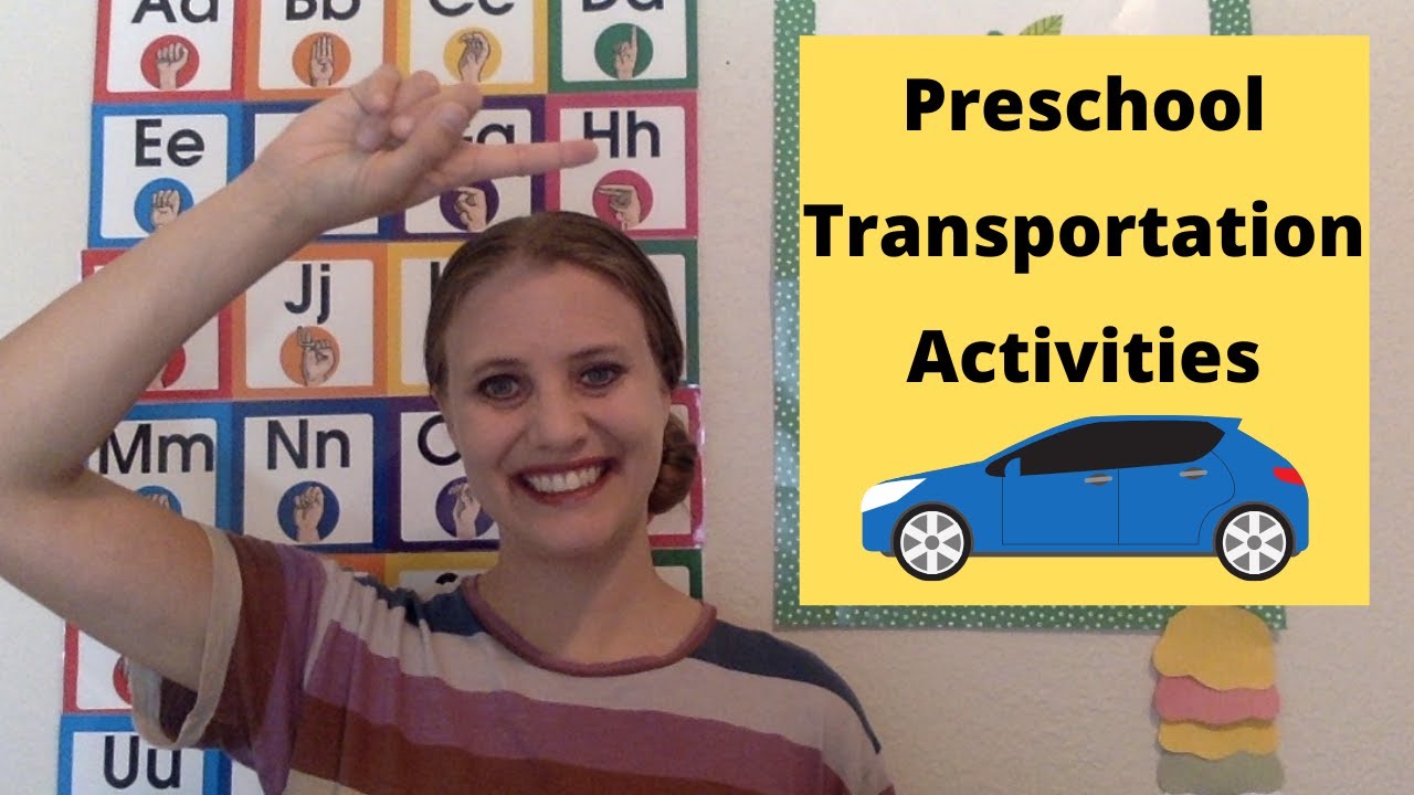 TRANSPORTATION Part #1 - Preschool and Kindergarten Activities! - YouTube