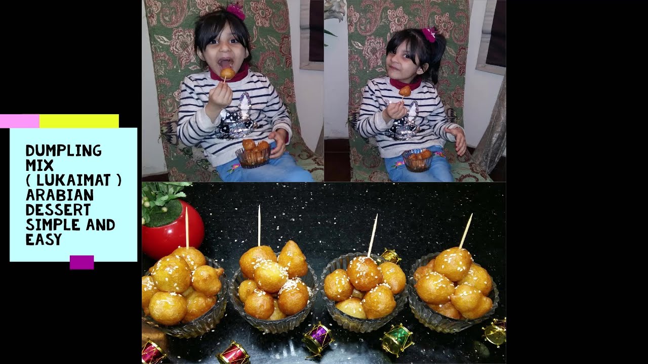 Dumpling Mix Luqaimat | How To Make Arabian Famous Dessert Lukaimat ...