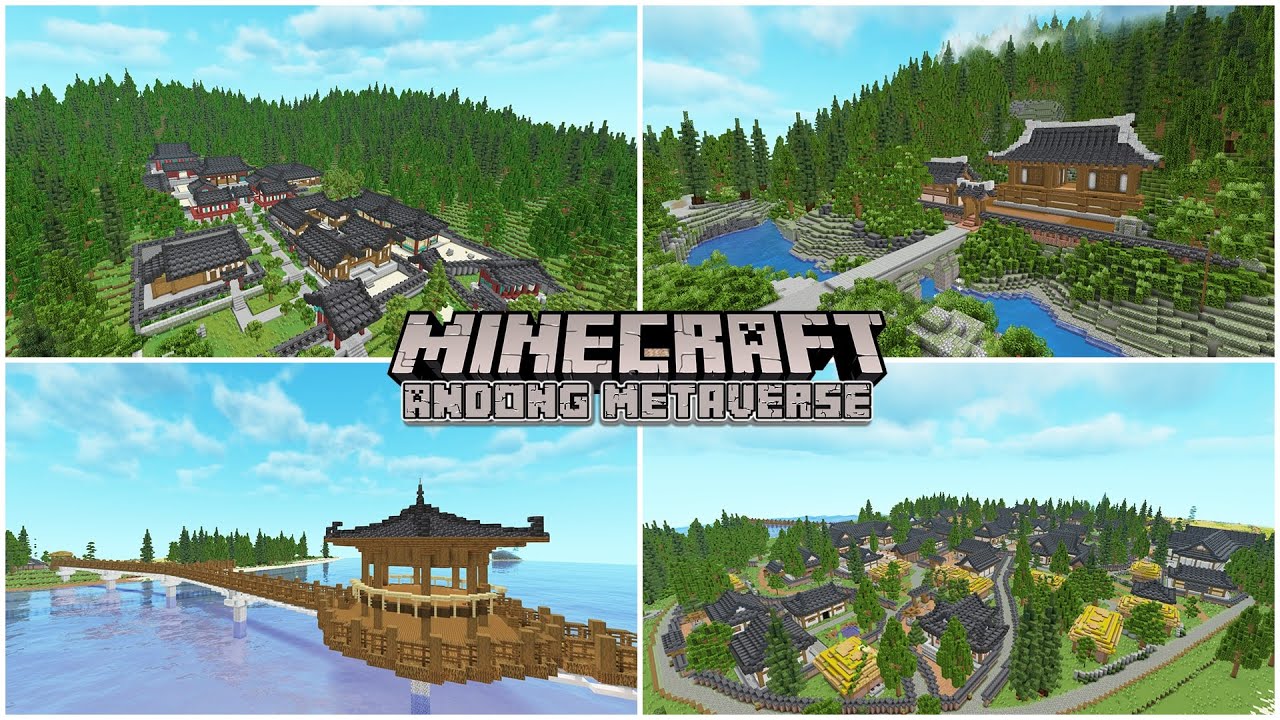 Minecraft ANDONG - TOURIST ATTRACTIONS BUILD CHALLENGE / Timelapse ...