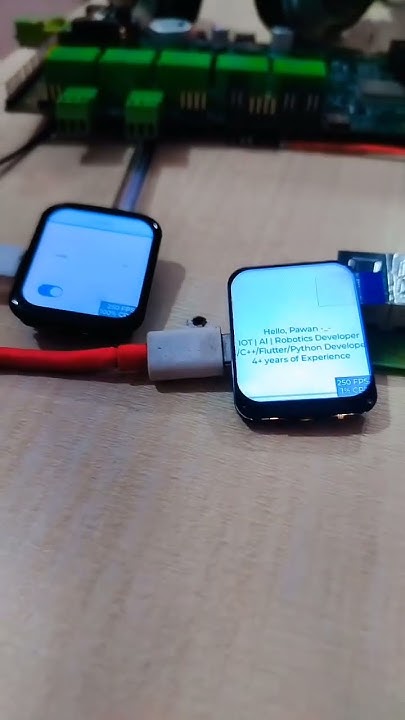 Esp32 S3 touch LCD smartwatch | IoT Smart watch project | esp32 | major projects ideas #shorts ...