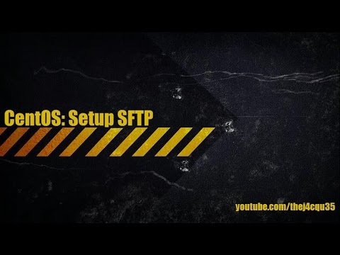 CentOS 7 - Setup SFTP with Chroot jail - YouTube