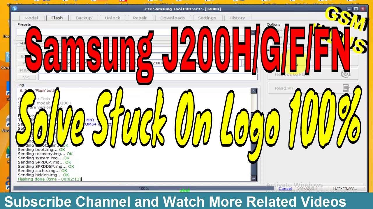 SAMSUNG J2( J200G/DD) FLASHING HOW TO FLASH SAMSUNG J200h stuck logo ...