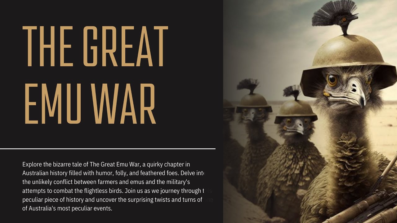 The Great Emu War: Australia's Strangest Military Campaign - YouTube