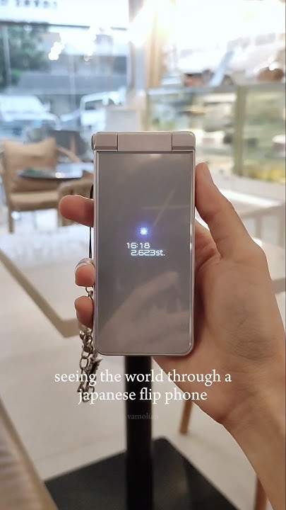 seeing the world through a Japanese flip phone (Sharp Aquos 601sh) - YouTube