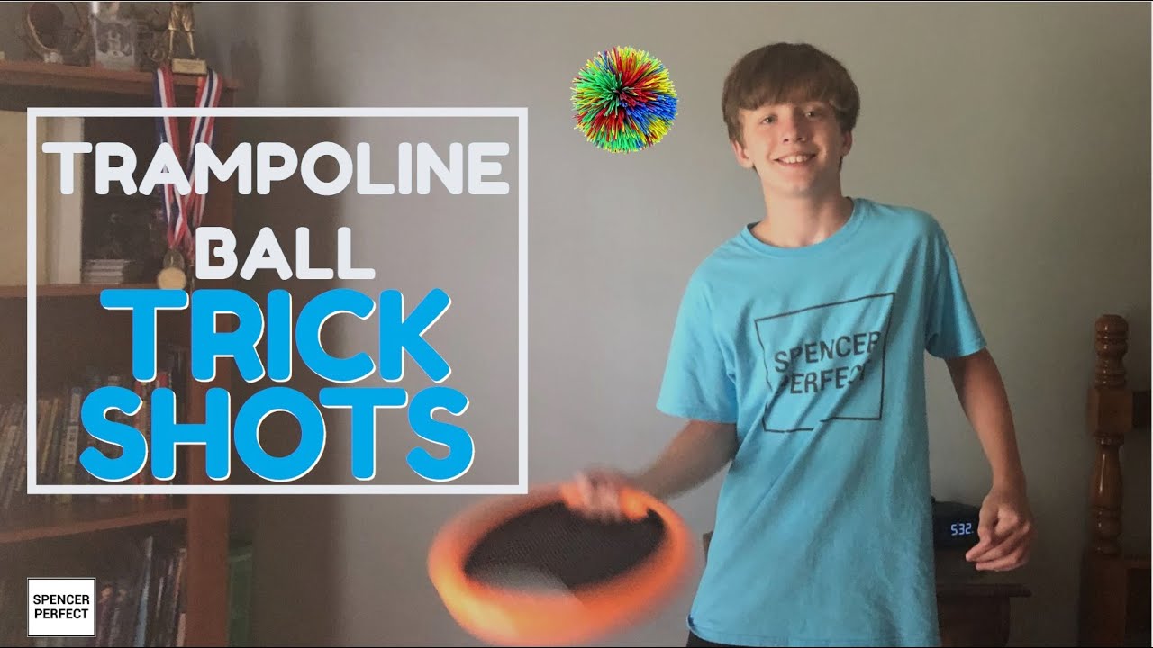 Trampoline Ball Trick Shots - YouTube