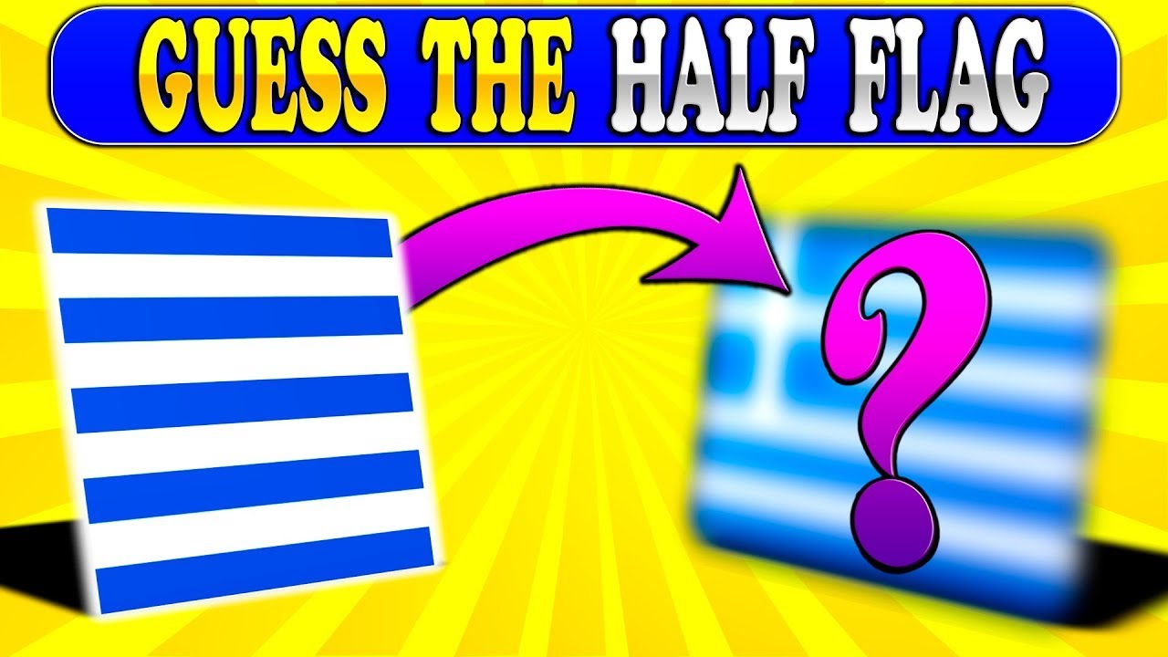 Guess The Country by HALF Its FLAG 🌎/ Flags of the World - YouTube