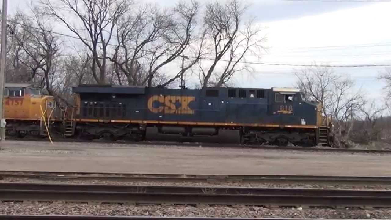 CSX UP TRAIN LOCOMOTIVE - YouTube