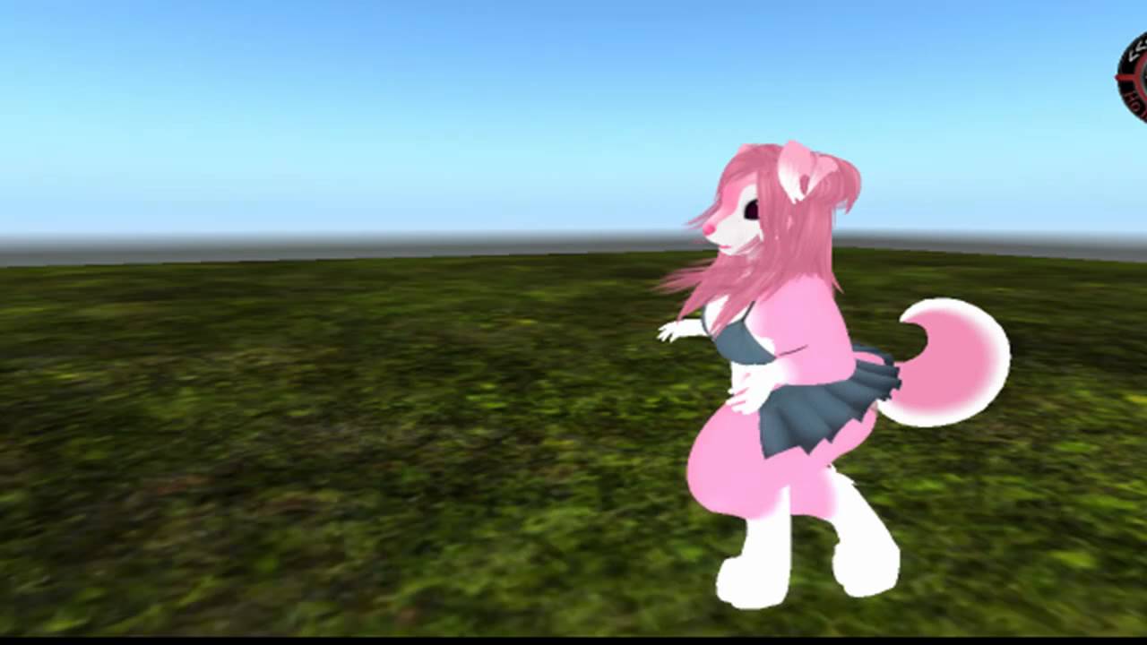 Second Life - Furry Pink Chubby Dog - YouTube