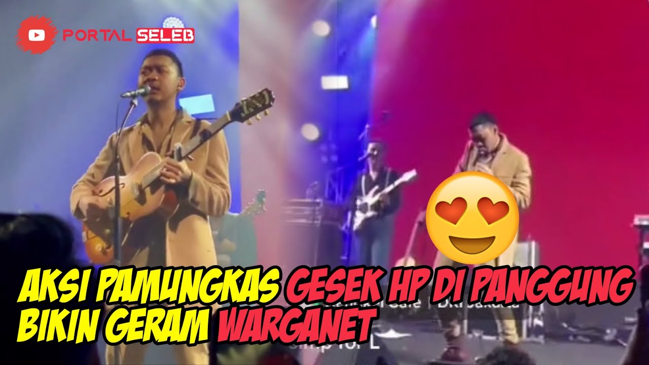 Viral Aksi Pamungkas Gesek Hp Penonton Ke Anu Di Panggung Bikin Geram