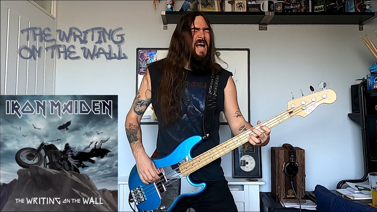 Iron Maiden - The Writing on the Wall | Bass Cover - YouTube