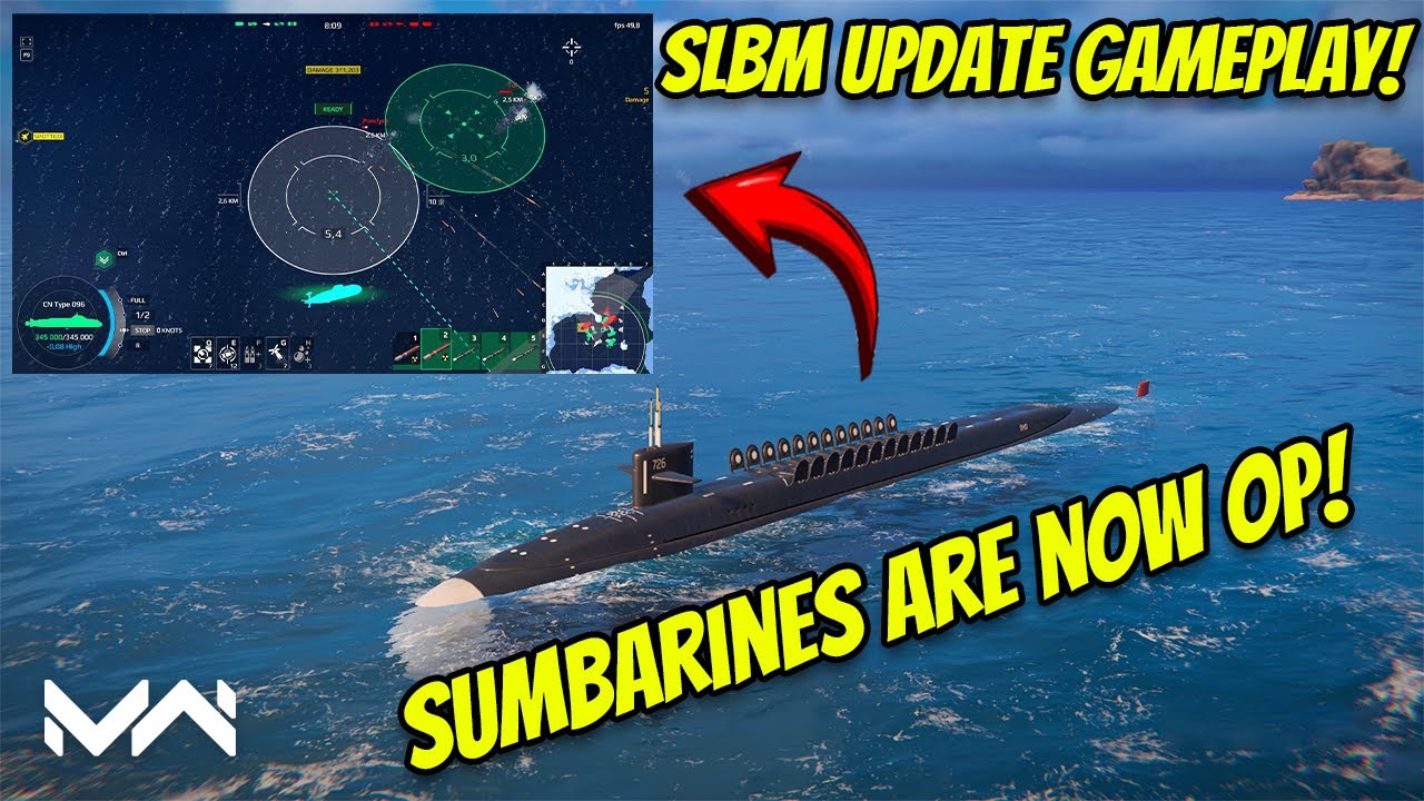 Submarines Are Now OP! New SLBM Update - USS Ohio Gameplay! | Modern ...