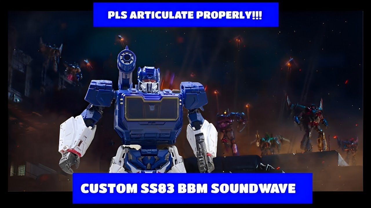 ANYONE ELSE A "SOUNDWAVE SIMP!?" Custom BBM SS83 Soundwave - YouTube
