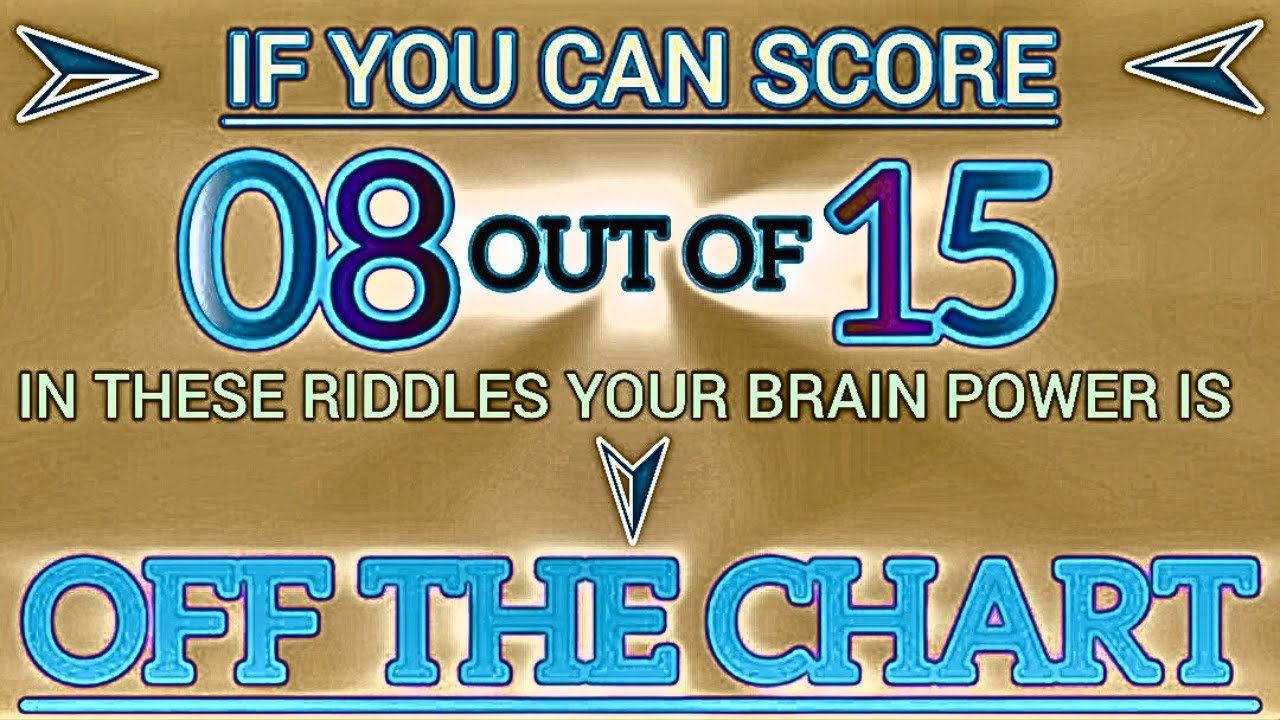 If you can accumulate 8 out of 15, Your brain is Powerful 🔥 #QUIZ333 ...