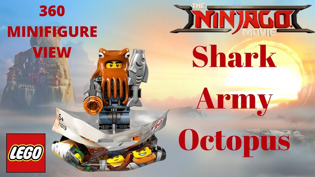 SHARK ARMY OCTOPUS - Lego Ninjago Movie Minifigures - YouTube