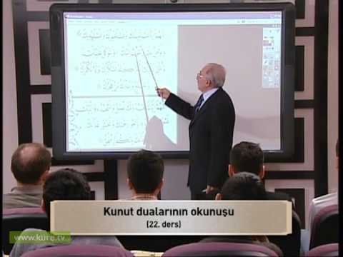 22. Ders- Kunut dualarının okunuşu-Nihat Temel ile Kuran Öğreniyorum Bölüm 1