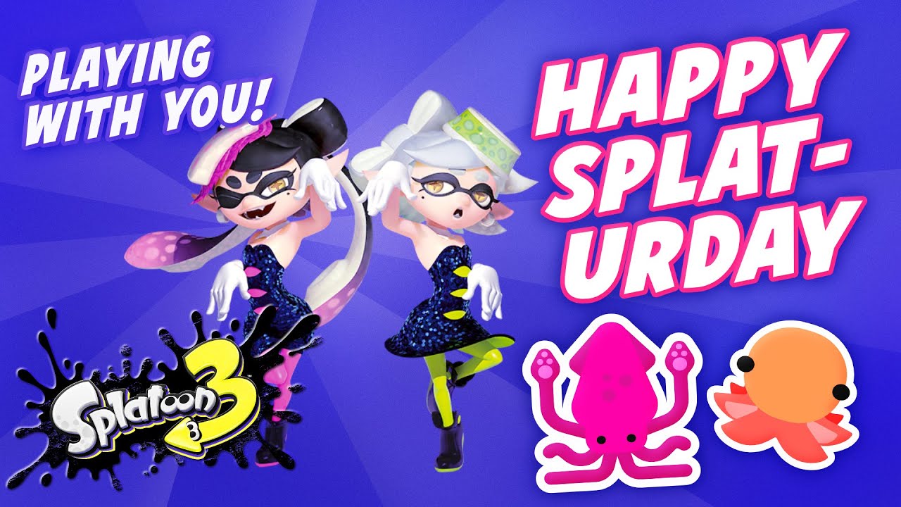 🔴RETURN of HAPPY SPLATURDAY!☀️🫠 SPLATOON 3 with YOU !pool - YouTube