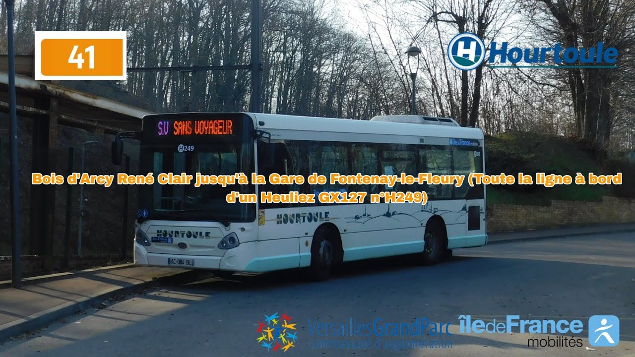 [Ligne 41 Cars Hourtoule] Heuliez GX127 n°H249 - Bois d'Arcy René Clair à Gare de Fontenay-le ...